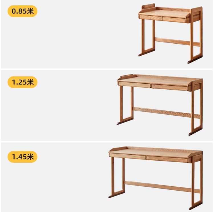 デスク 無垢材 オーク材 幅85cm 125cm 145cm おしゃれ デスク 無垢材 オーク材 幅85cm 125cm 145cm おしゃれ